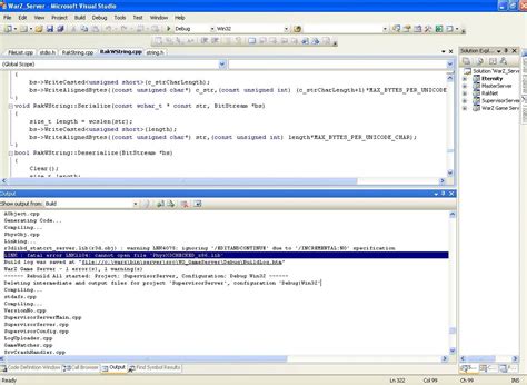 Cannot Open File PhysX CHECKED X Lib RaGEZONE MMO Development Forums
