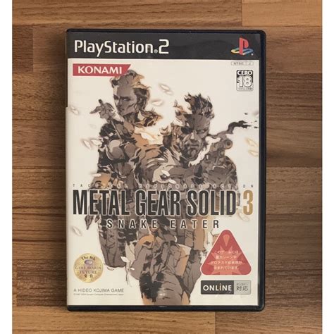 Ps2 潛龍諜影3 食蛇者 正版遊戲片 原版光碟 日文版 日版適用 二手片 Sony 蝦皮購物