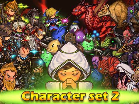 2d Spine Character2 Set 2d Characters Unity Asset Store