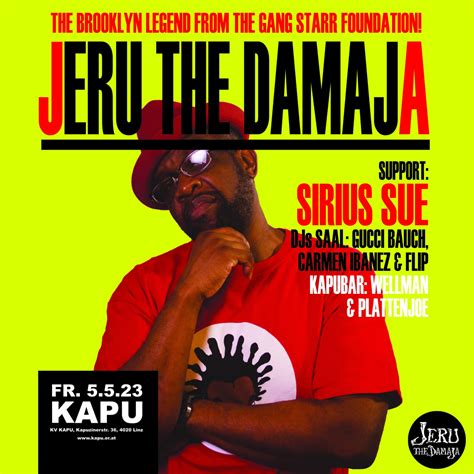 Jeru The Damaja Us Sirius Sue At Kapu