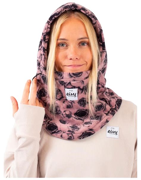 Eivy Mandy Fleece Balaclava Charcoal Woodrose Skimasken Damen Snowleader