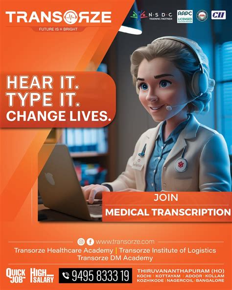 What Makes Medical Transcription Training In Kochi A Smart Choice By Swathi Transorze Jul