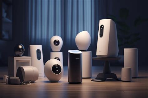 Premium Ai Image A Lineup Of Smart Home Security Devices Including 00215 03