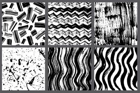 6 Hand Drawn Ink Texture Set How To Draw Hands Ink Texture