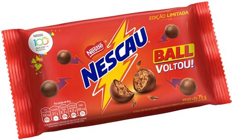 Chocolate Nestlé Nescau Ball Ao Leite 75g Supermercado Coop