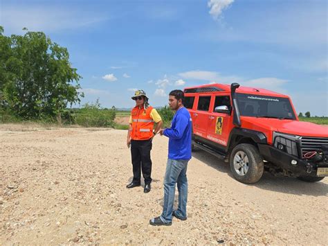 🗓 วันที่ 6 พฤษภาคม 2568 🚨 กรมป้องกันและบรรเทาสาธารณภัย จังหวัดกาญจนบุรี พร้อมผู้อำนวยการกองช่าง