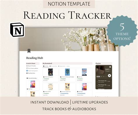 Notion Book And Reading Tracker