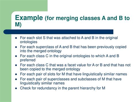 ppt prompt algorithm and tool for automated ontology merging and