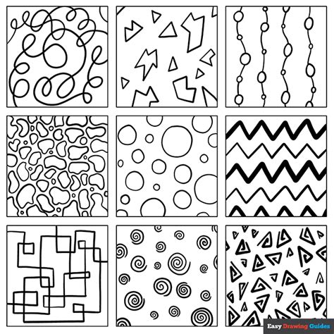 108 Easy Cool Patterns To Draw For Beginners Really Easy Drawing Tutorial