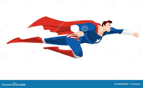 Super Hero Woman Running Flying Isolated Cartoon Vector Cartoondealer
