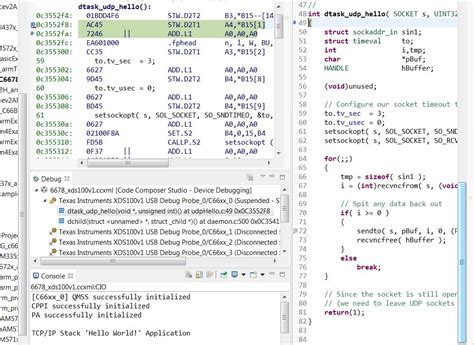 tms320c6678 questions about the nimu emacexample project processors