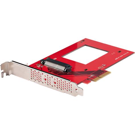 Startech U To Pcie Adapter Card Red Pex Sff U B H Photo