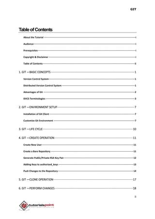 Git Tutorial PDF