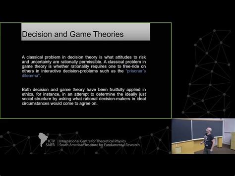 Free Video Introduction To Planning Decision Making Class 1 From Ictp Saifr Class Central