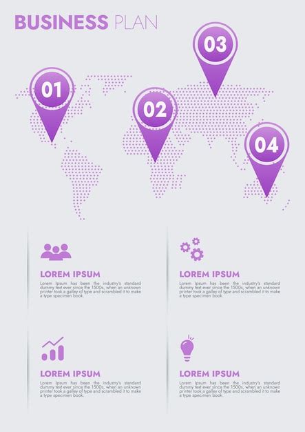 Premium Vector Infographic Template For Presentation Business Data