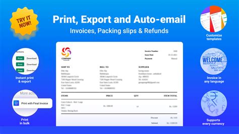 F Pdf Invoice Generator Order Printer Pdf Invoice On Shopify