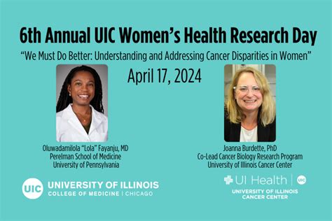 6th Annual Uic Womens Health Research Day University Of Illinois