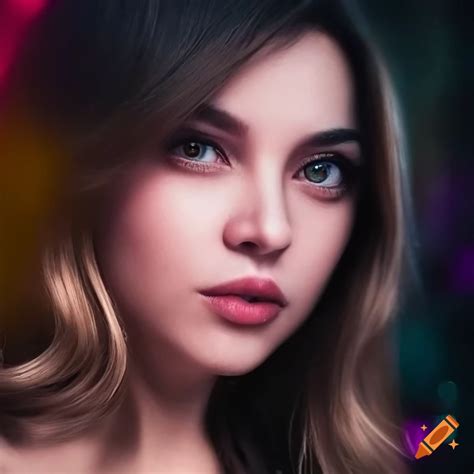 A Realistic Closeup Face Portrait A Perfect Stunning Young Looking Maanvi Gagroo A Beautiful