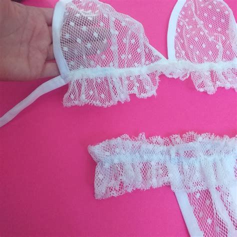 خرید و قیمت ست شورت و سوتین توری خالدار فری سایز از 65 تا 80، شورت و