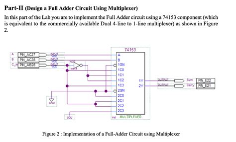 Solved Part II Design A Full Adder Circuit Using Chegg Com