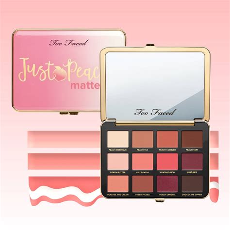 Just Peachy Matte Palette de fards à paupières de TOO FACED Fard à