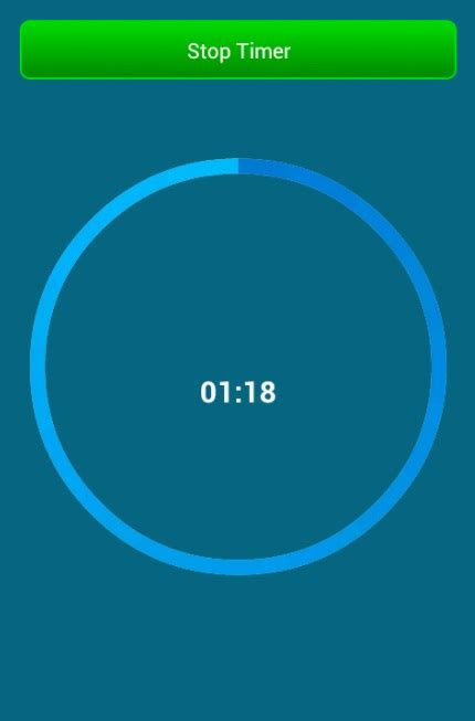 Android Countdown Timer Circular Progress Bar Doesnt Match With Timer