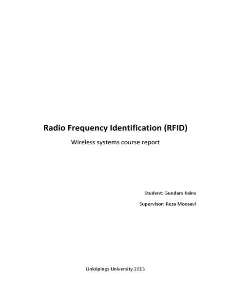 Rfid Modulation Pdf Radio Frequency Identification Modulation