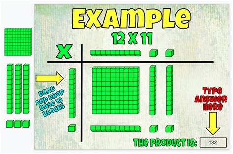 Base 10 Blocks Multiplication