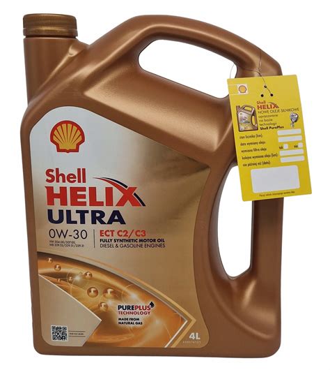 Shell Helix Ultra ECT C2/C3 0W-30 4L za 194,99 zł z Nowy Dwór Gdański ...