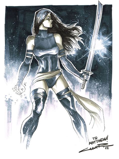 Psylocke Псайлок Элизабет Брэддок X Men Люди Икс Marvel