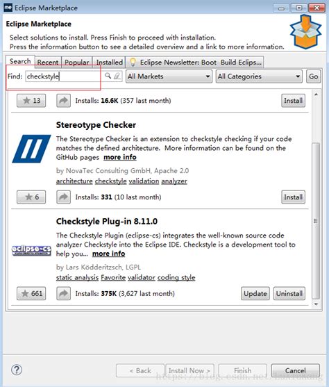 Myeclipseeclipse安装checkstyle插件eclipse Checkstyle下载 Csdn博客