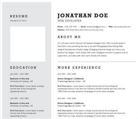 Best Free Illustrator Resume Templates GoSkills
