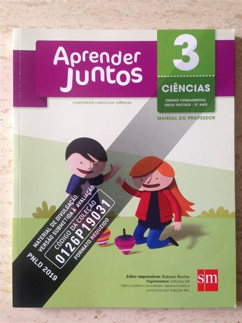 Livro Aprender Juntos Ciências 3 o Ano Mercado Livre
