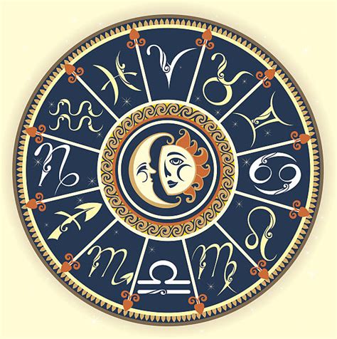 320 Libra Zodiac Sign Horoscope Vintage Card Stock Illustrations