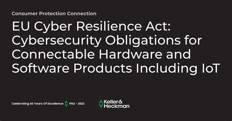 Eu Cyber Resilience Act Cybersecurity Obligations For Connectable Hardware And Software