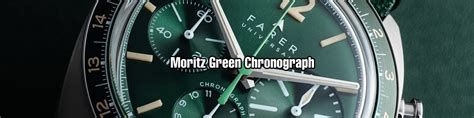 Farer Moritz Green Chronograph A Nod To Racing Heritage