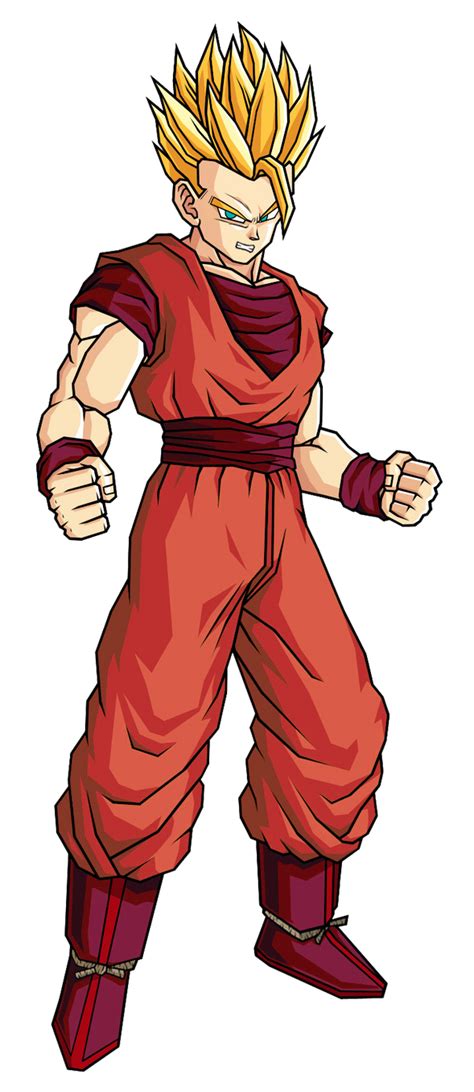 Gohan Ssj1 Tr By Gokugarlic On Deviantart