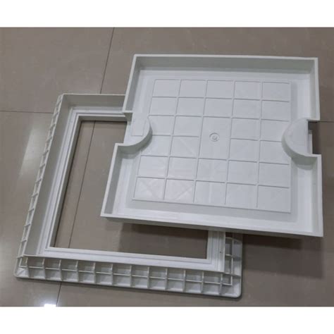 ฝาถังบำบัดน้ำเสียชนิดสี่เหลี่ยม สีขาว ปูกระเบื้องทับได้ Shopee Thailand