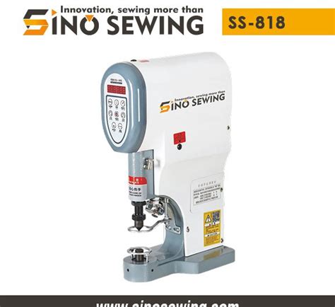 Integrated Servo Snap Button Attaching Machine All In One Ss 818
