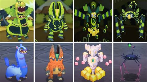 All Monster Ethereal Workshop Vs Humbug Island By Mixi Msm Youtube