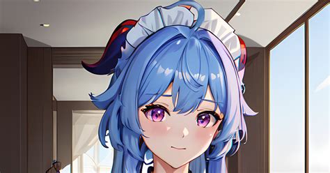 原神 女仆甘雨 Lionliのイラスト Pixiv