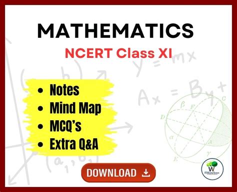 Relations And Functions Class 11 Notes And Mind Map
