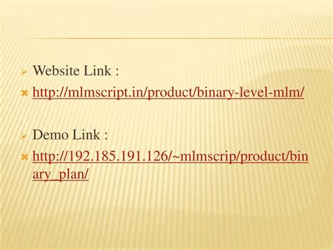 Ppt Mlm Binary Plan Php Script Binary Plan Mlm Software Powerpoint