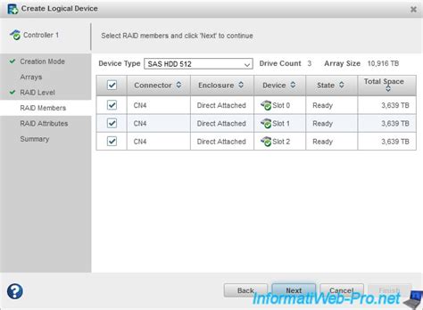 Create A Raid Volume From The Adaptec Maxview Storage Manager V3 Web