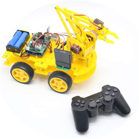 Diy Mearm Robot Arm Car For Ardunio Program With Ps Wireless Remote