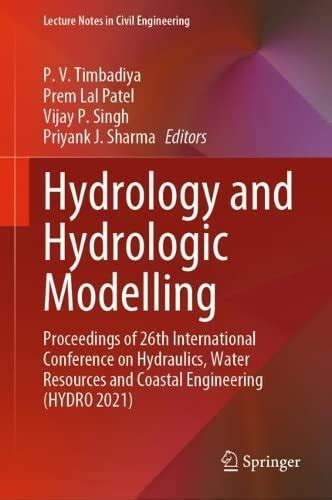 Hydrology and Hydrologic Modelling: Proceedings of 26th International ...