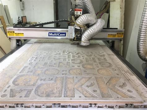 قص و حفر بواسطة الروتر على خشب ام دي اف Samer Cnc Router