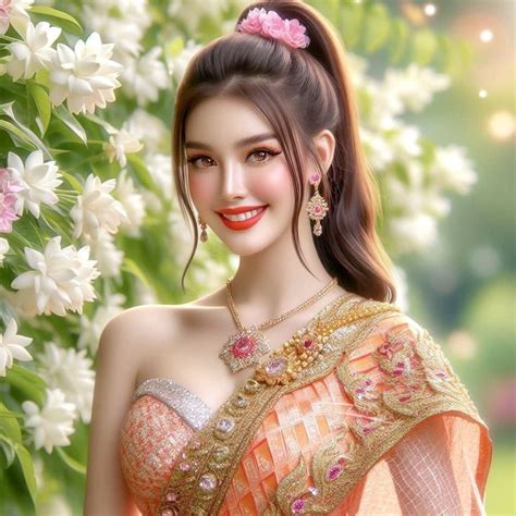 ปักพินโดย Nontny ใน ภาพวาดการ์ตูนไทย ในปี 2024 ชุด สาวสวย