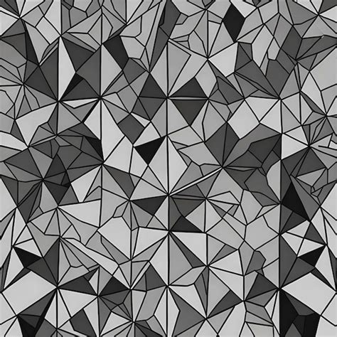 Premium Psd Black And White Geometric Plexus Line Pattern Design With