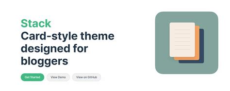 给博客换了个stack主题